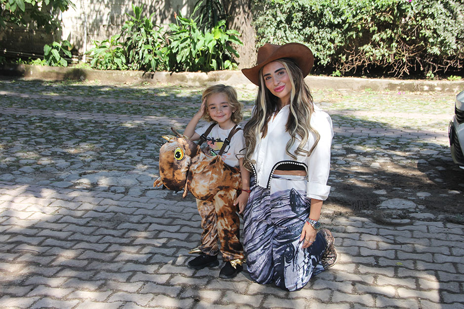 Así fue la dinofiesta que Fernanda Leaño le organizó a su hijo Alef