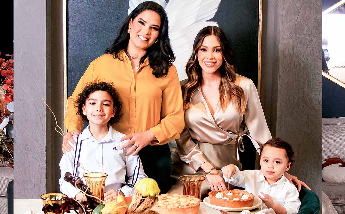 Karina del Ángel y Tania Rodríguez celebran Thanksgiving