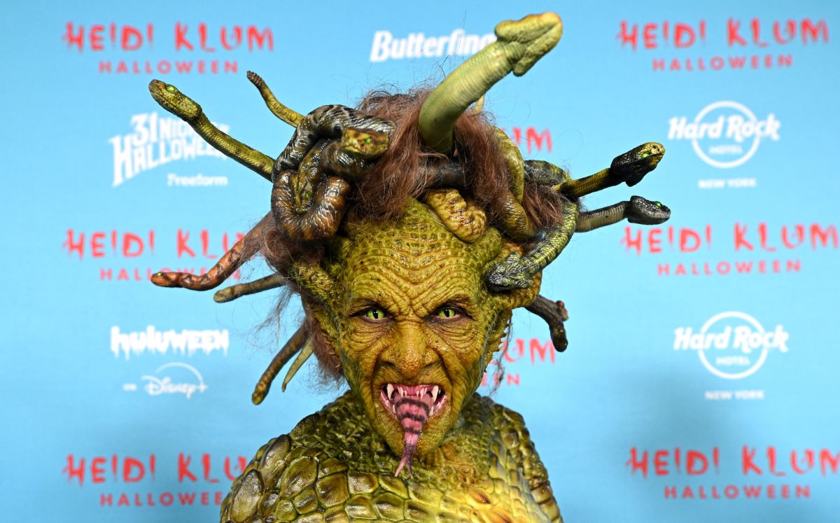 Heidi Klum: Cuánto tardó en caracterizarse de Medusa